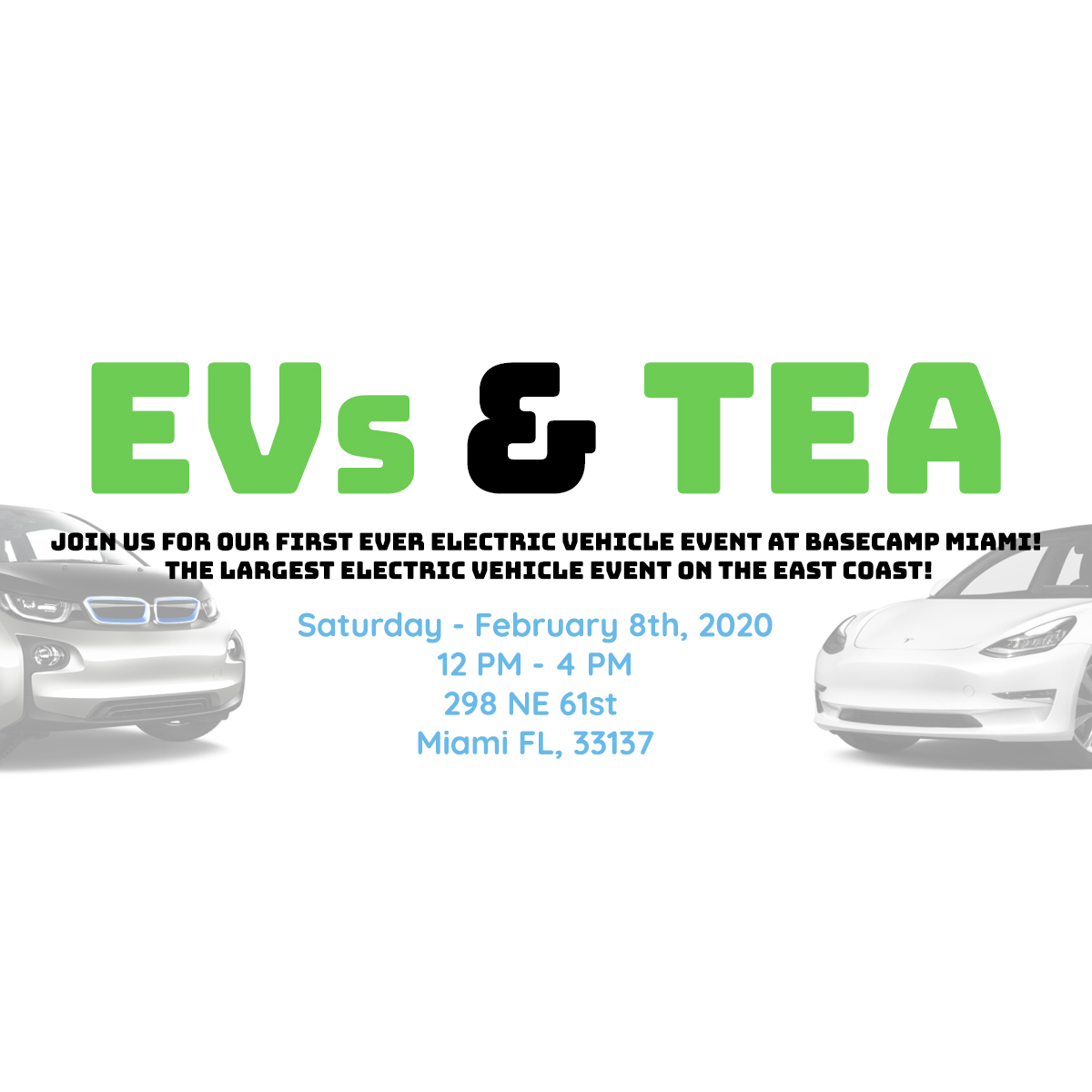 EVs & Tea 2020 – Florida’s largest premier electric vehicle event